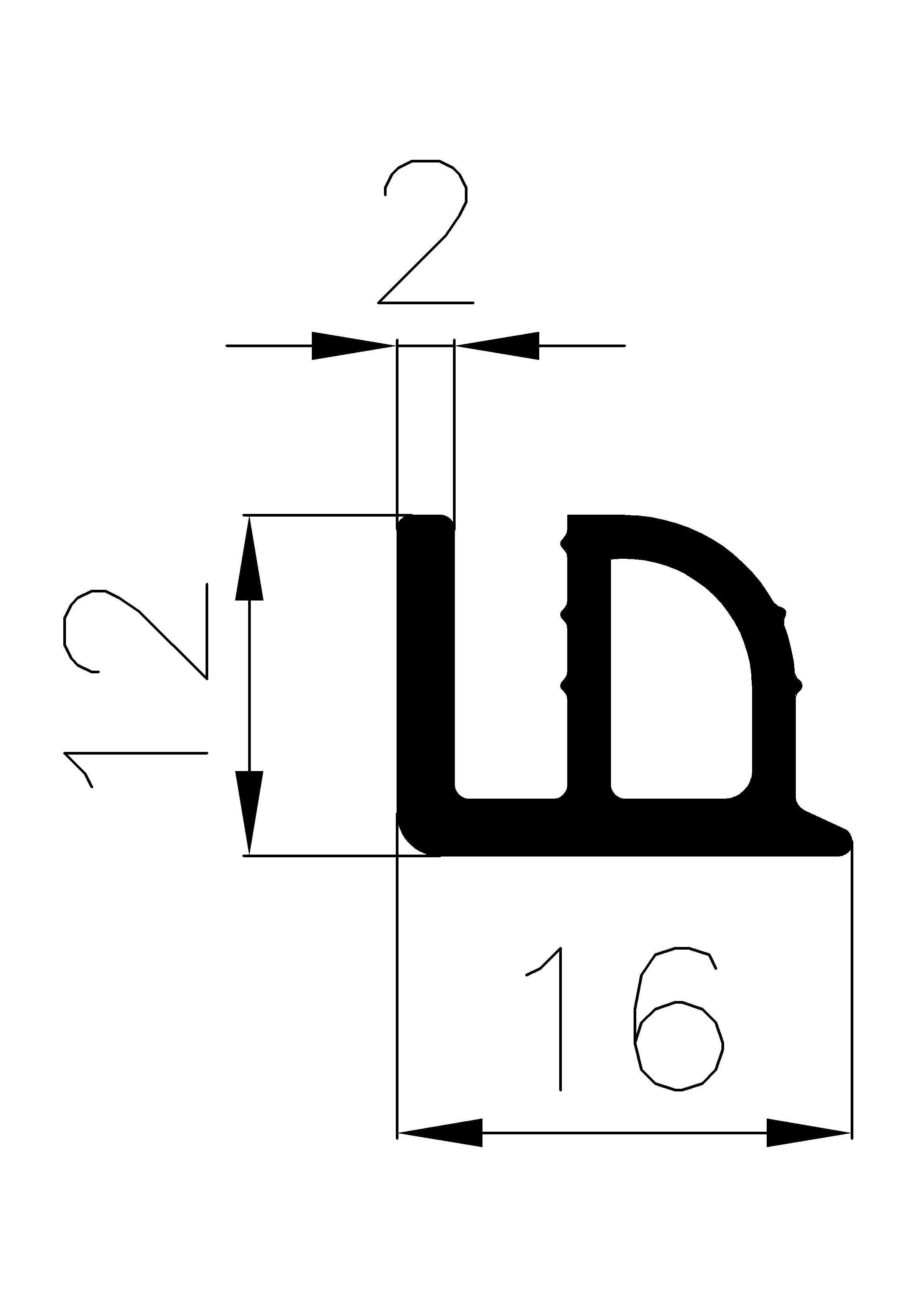 Gummiprofile Edge protection profiles